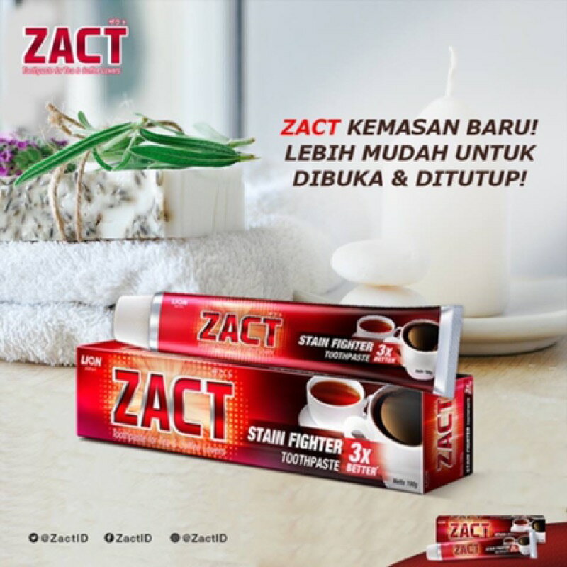 【現貨】 獅王 LION ZACT 漬脫牙膏 190g 3倍去漬 去除茶漬 咖啡垢配方 原裝進口 | 樂小樂生活百貨 | 樂天市場Rakuten