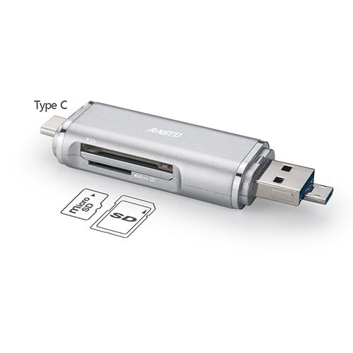 RASTO Type C+Micro+USB OTG讀卡機RT6【愛買】 | 愛買線上購物直營店 | 樂天市場Rakuten