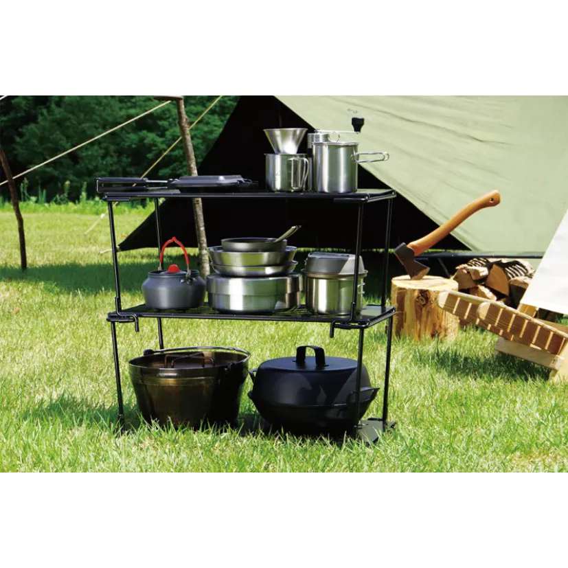 ├登山樂┤日本 Belmont 鐵製桌架(Plus) # BM-283 | 登山樂直營店 | 樂天市場Rakuten