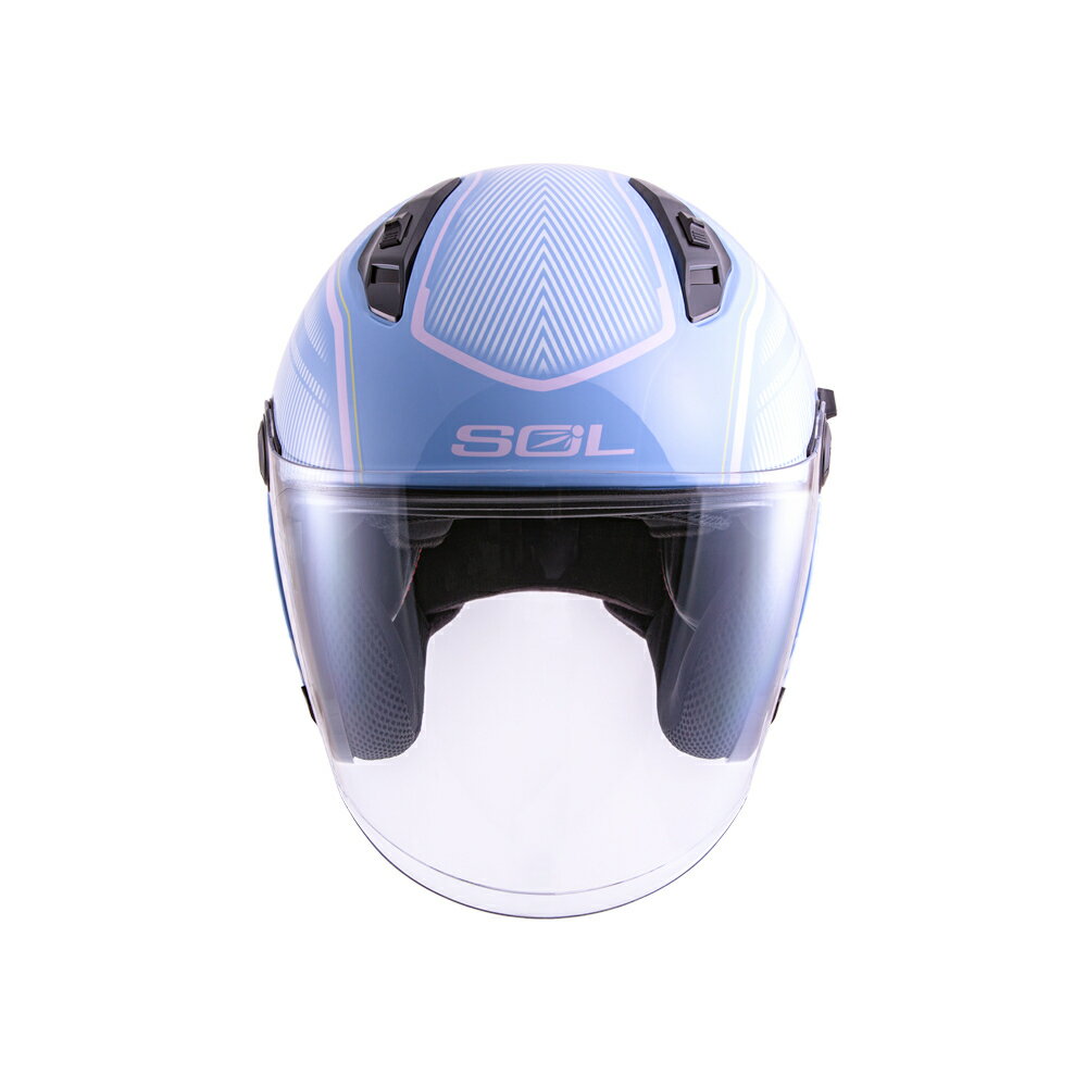 【SOL Helmets】SO-12開放式安全帽 (極光_藍/粉) ｜ SOL安全帽官方商城 | SOL Helmets | 樂天市場Rakuten