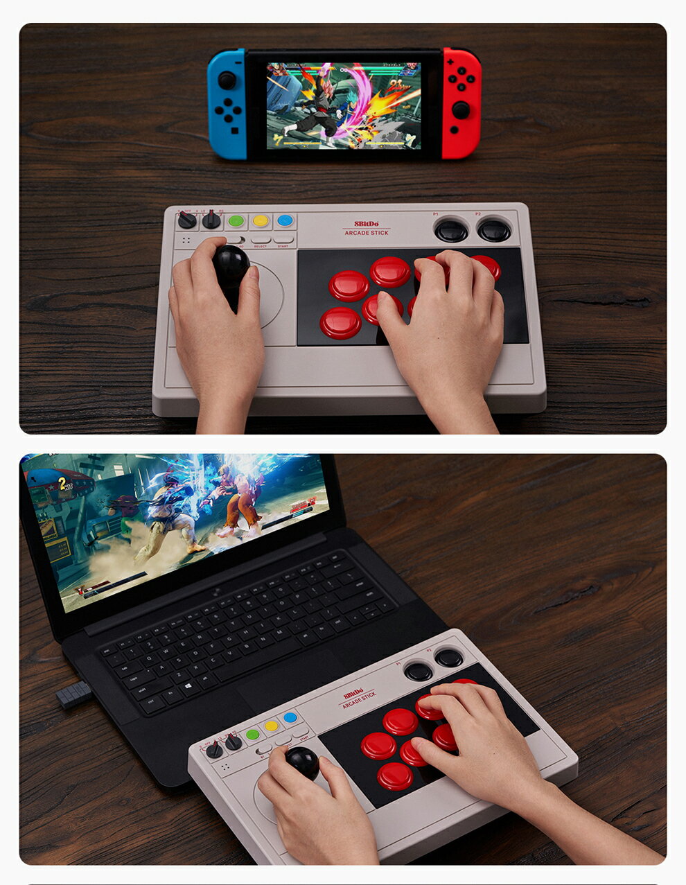 八位堂 8Bitdo Switch V3街機搖桿 標準版 街機搖桿/格鬥搖桿/大搖/快打旋風/格鬥遊戲 | 汎嘉科技 | 樂天市場Rakuten