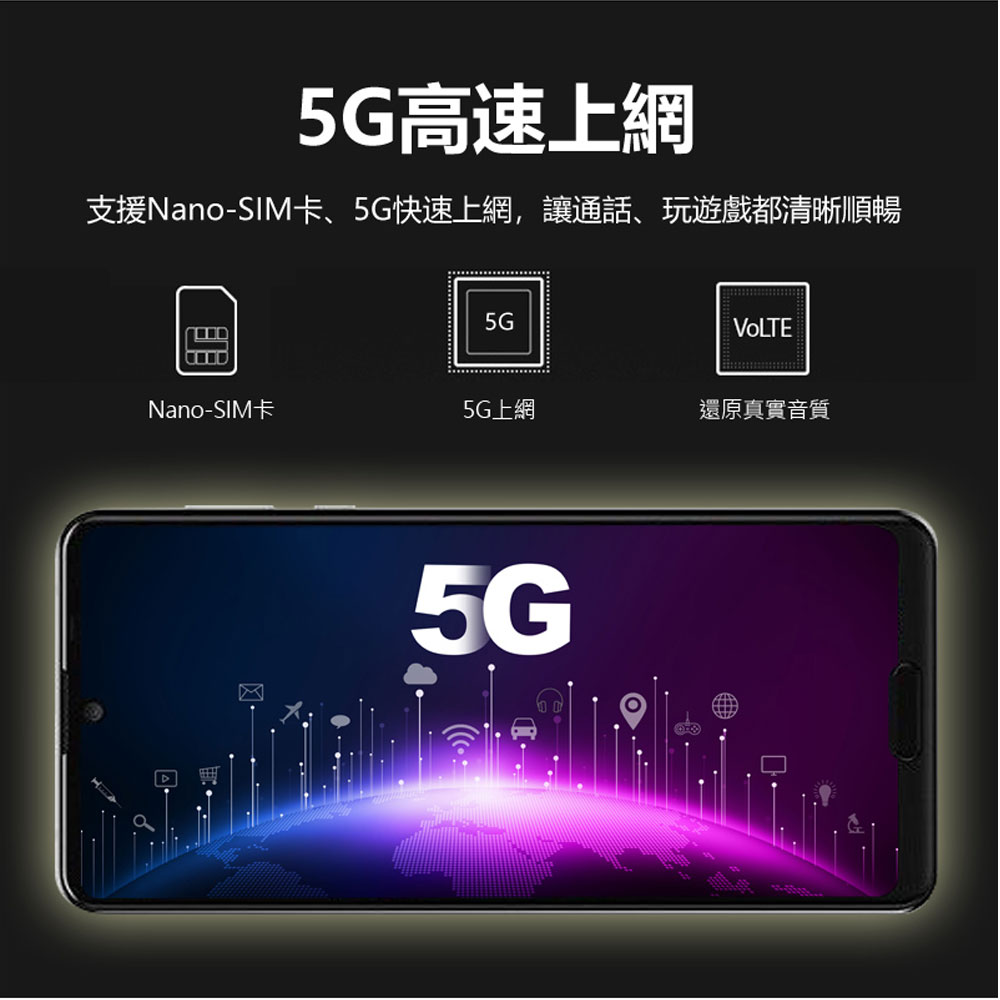 福利品 SHARP AQUOS R5G 6.4吋 12G+256G 5G上網 高通S865八核心 VoLTE語音 | 小婷電腦旗艦店直營店 | 樂天市場Rakuten