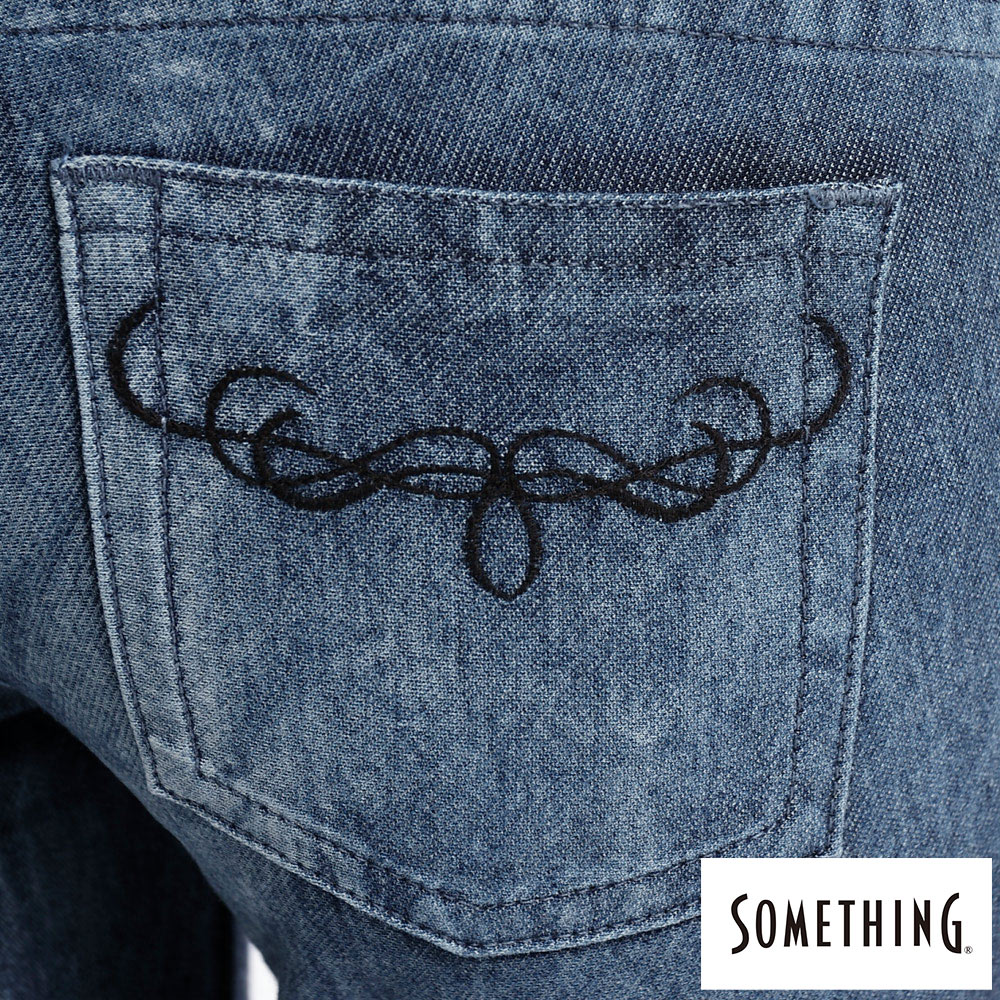 SOMETHING 女款 LADIVA都會線條刷色窄直筒褲 (拔洗藍) #限時9折 | EDWIN官方旗艦店直營店 | 樂天市場Rakuten