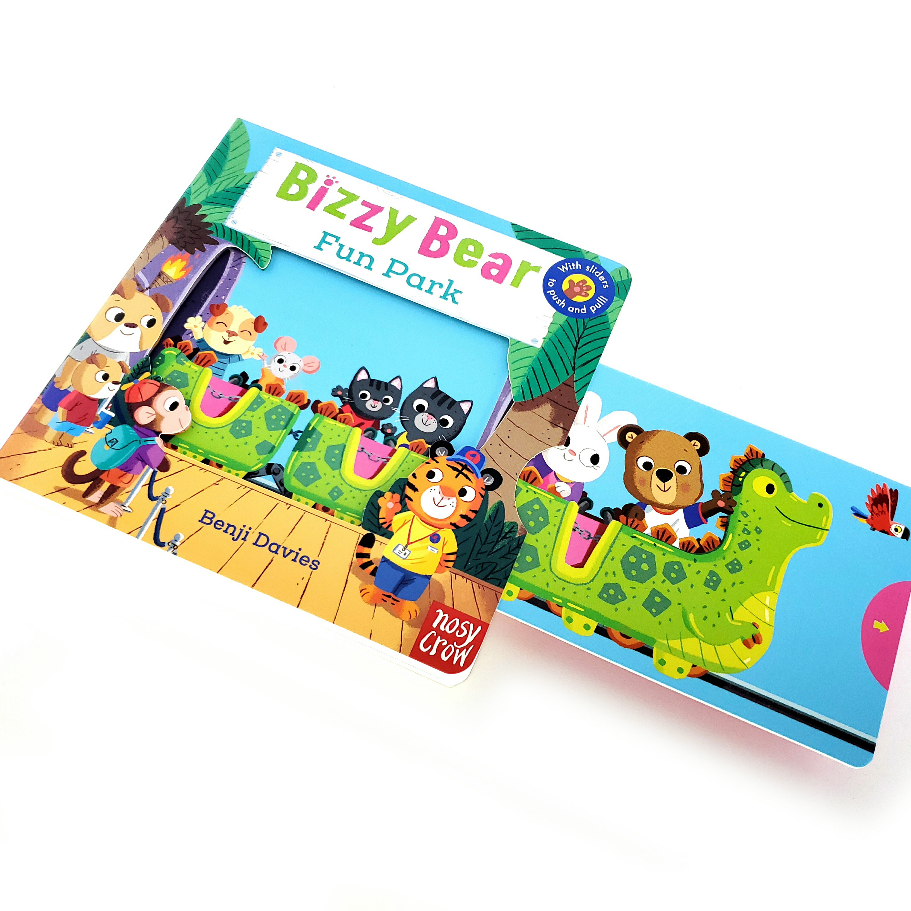 Fun Park | Bizzy Bear | 外文 | 推拉轉 | 忙碌的小熊 | QR CODE有聲版 | 洞洞 | 硬頁 | Nosy ...