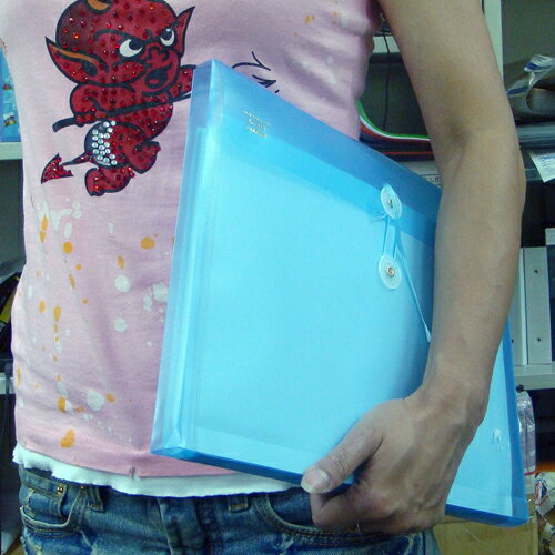 HFPWP 超聯捷 GF218 壓花透明文件袋 公文袋 (A4) (橫式) (附繩) | 聯盟文具直營店 | 樂天市場Rakuten