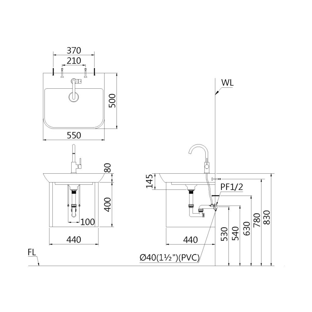 CAESAR 凱撒衛浴 面盆 浴櫃 面盆浴櫃組 優雅時尚 奈米抗菌抗污 FFC 收納機能 LF5370 不含安裝【APP滿額下單10%點數 ...