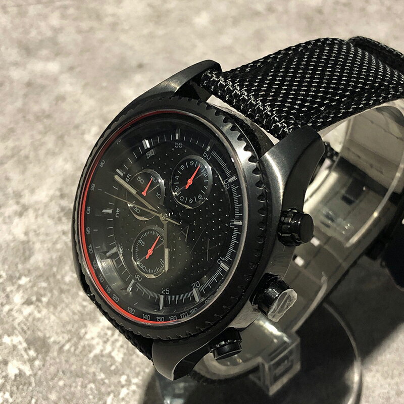 美國百分百【Armani Exchange】AX 手錶 三眼計時 阿曼尼 AX1610 不鏽鋼 尼龍錶帶 黑色 I313 | 美國百分百直營店 ...