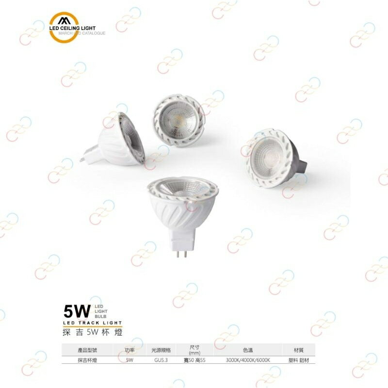 MARCH LED MR16 5W COB 免安杯燈 全電壓 GU5.3 免驅動器/免變壓器 (A Light) | A Light專業照明 | 樂天市場Rakuten