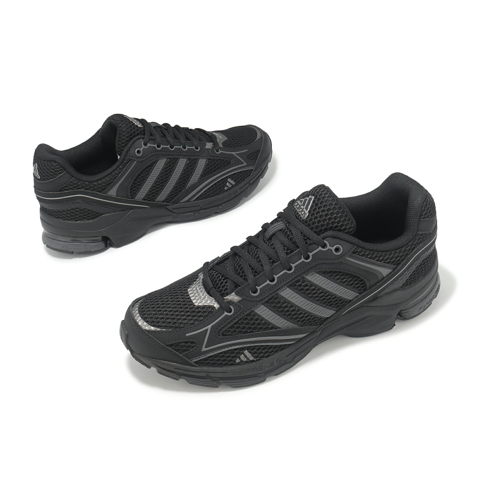 adidas 慢跑鞋 Spiritain 2.0 男鞋 女鞋 黑 緩震 支撐 愛迪達 運動鞋 JH8025 | ACS跨運動 | 樂天市場 ...