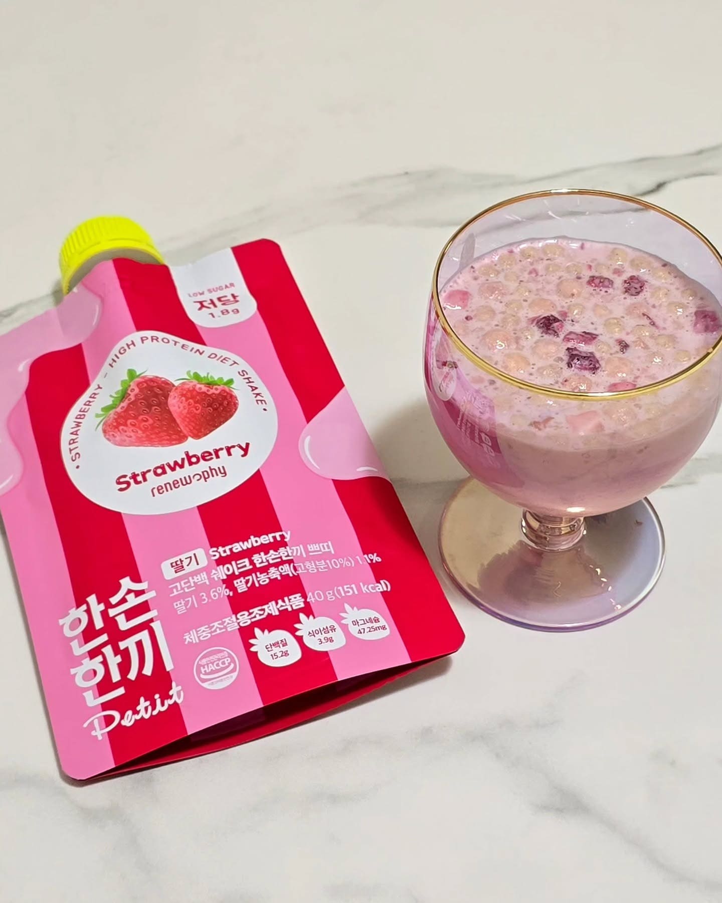 RENEW PHY｜CU 韓國巧口奶昔 40g 代餐 飽足感 草莓 開心果 熱銷 均衡營養 即沖即飲｜smnida美妝｜ | Smnida韓國美妝 | 樂天市場Rakuten