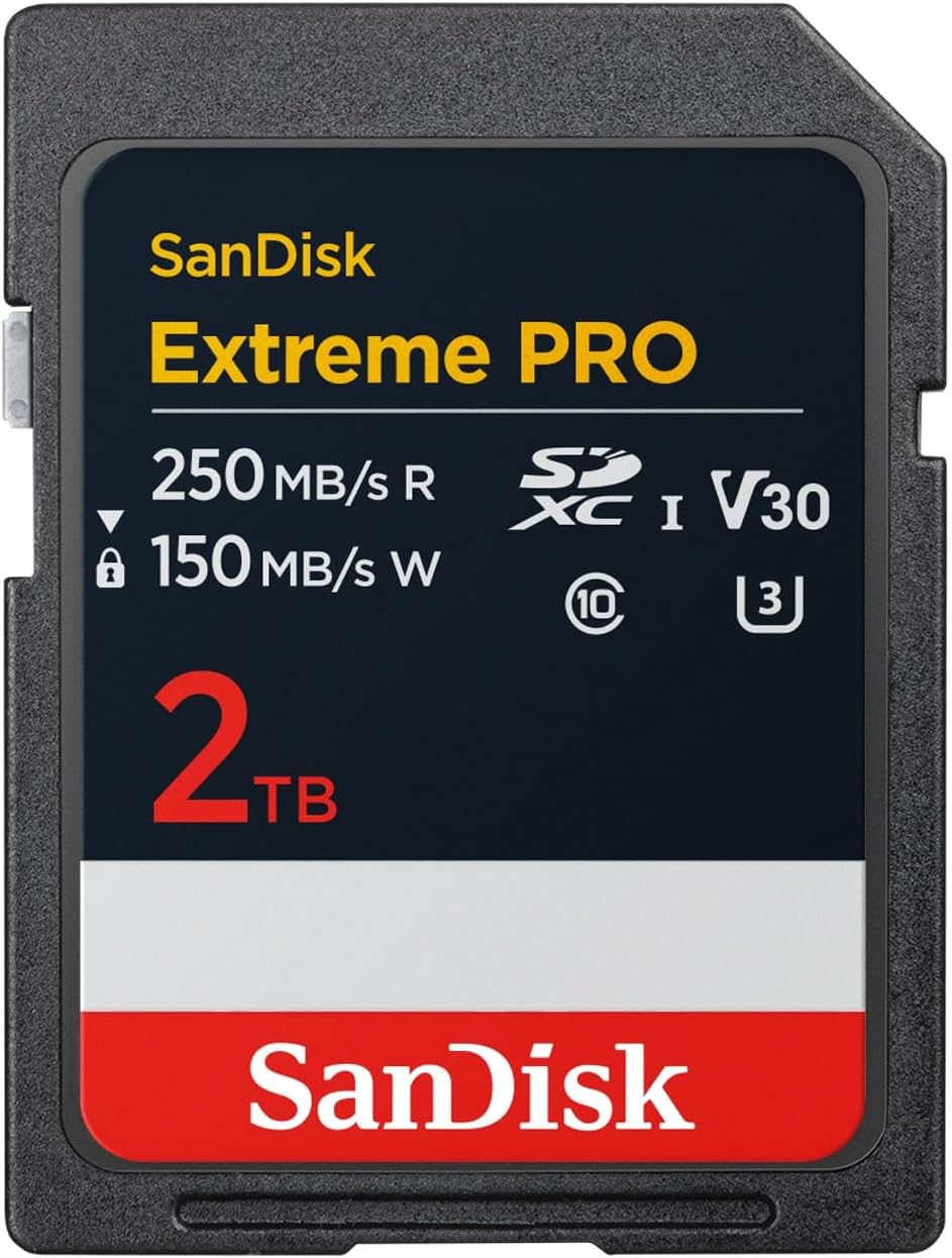 SanDisk 2TB 2T SD【250MB/s Extreme Pro】SDSDXXY-2T00 4K U3 A2 V30 相機記憶卡 ...