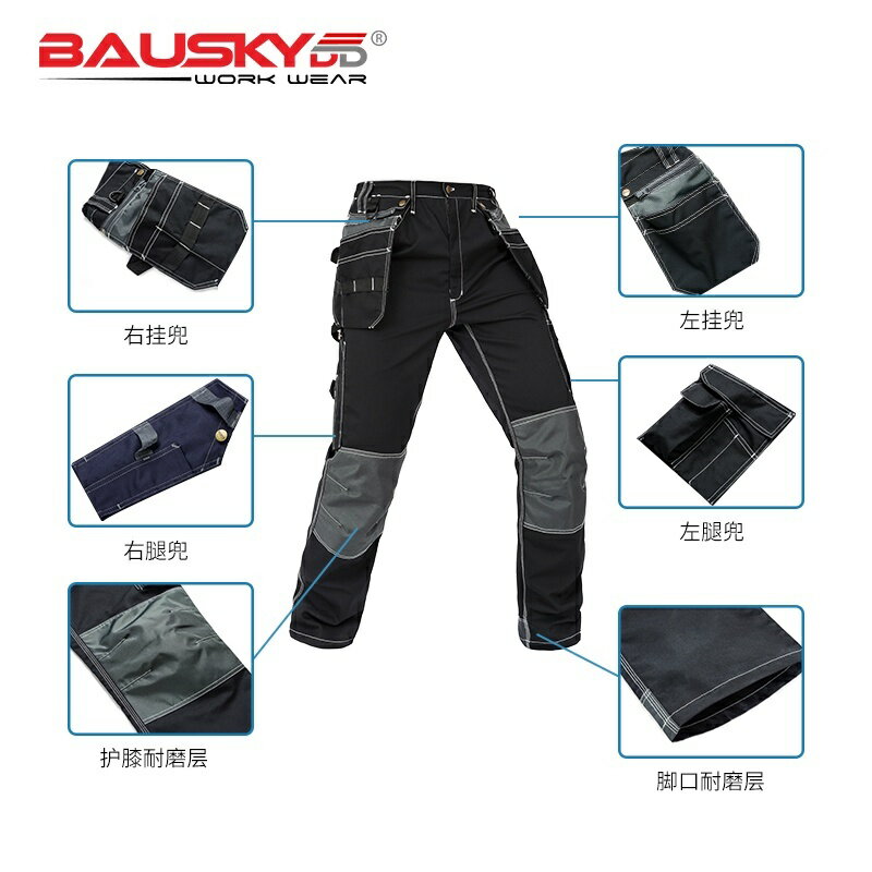【限時特惠】戰術服 戰術衣 戰術褲 彈性工作褲 bauskydd保世基工裝多兜滌棉男工作褲春秋安防長褲耐磨結實技工 | 不二屋 | 樂天市場 ...