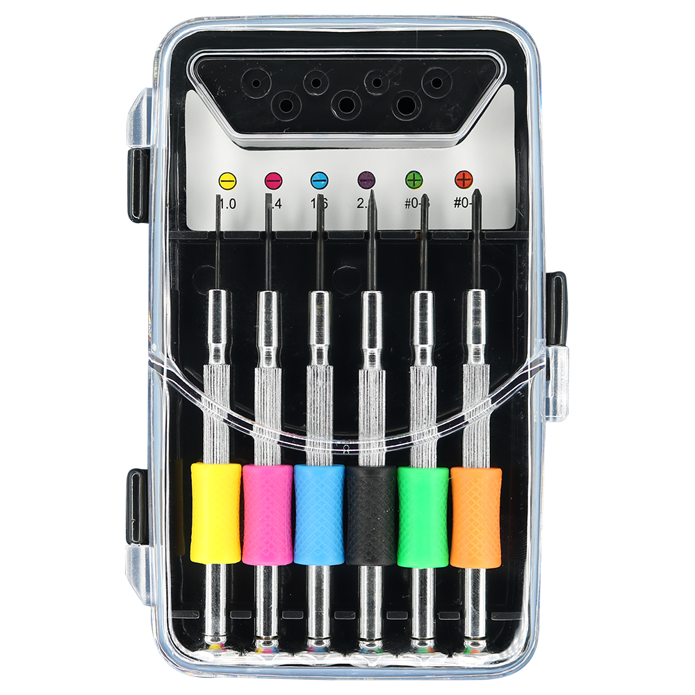 WIGA 威力鋼 P-607 彩色護套精密起子組 6支組[好出力, 鉻鉬鋼頭部, 不易耗損] | 威力鋼工具旗艦店直營店 | 樂天市場Rakuten