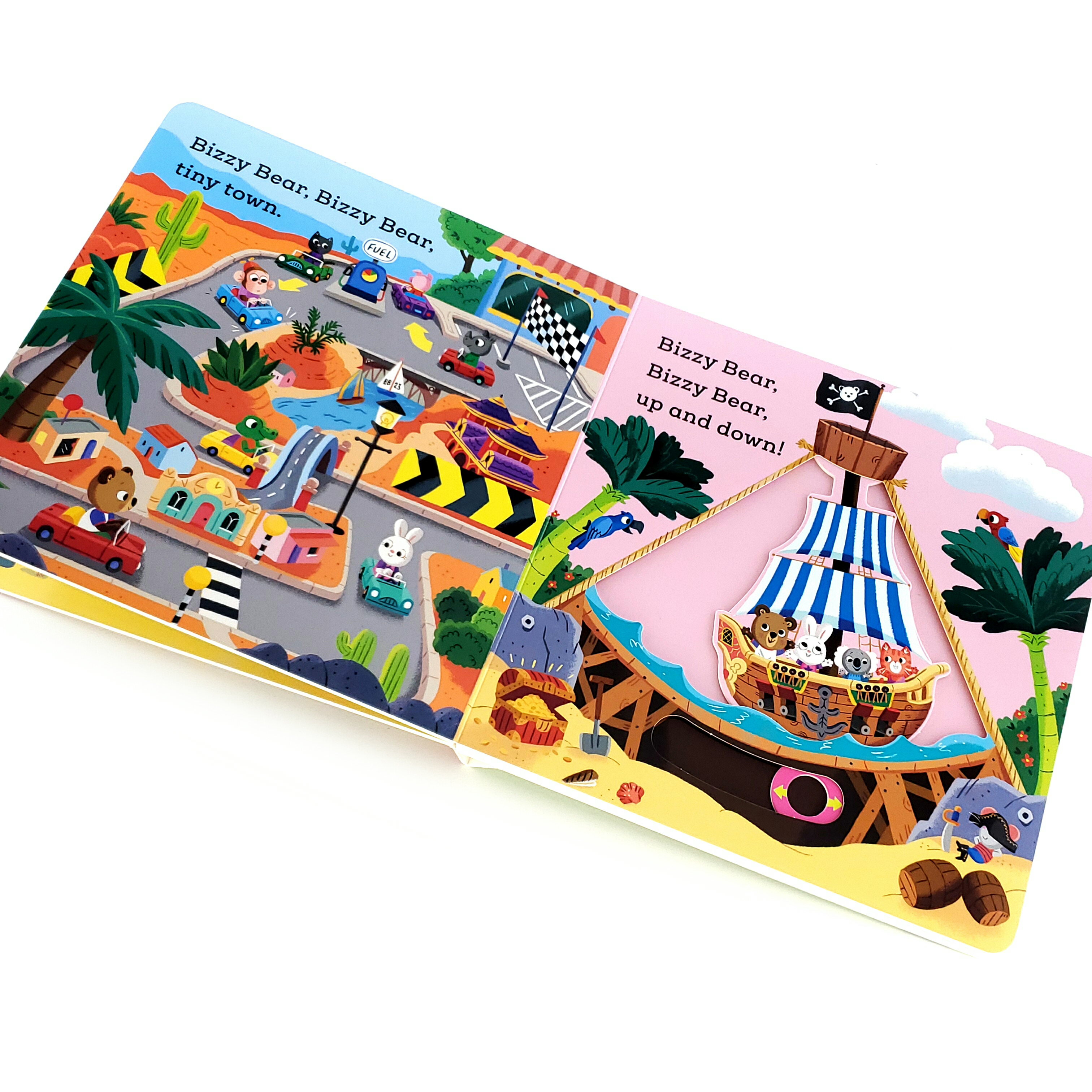 Fun Park | Bizzy Bear | 外文 | 推拉轉 | 忙碌的小熊 | QR CODE有聲版 | 洞洞 | 硬頁 | Nosy ...