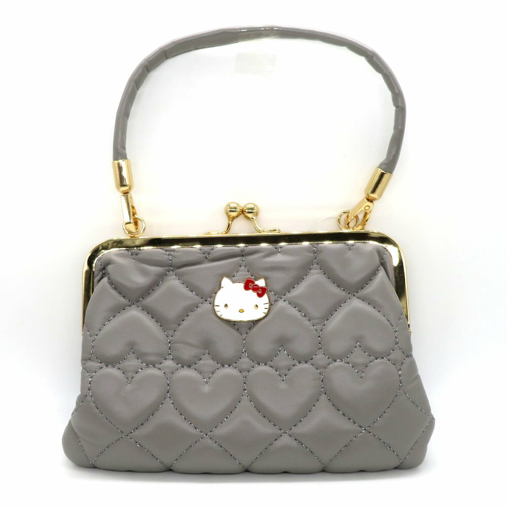 asdfkitty*KITTY 雙珠扣 2用 皮質壓紋 手提包 斜背包-日本正版商品 | asdfkitty可愛家精品店直營店 | 樂天市場Rakuten