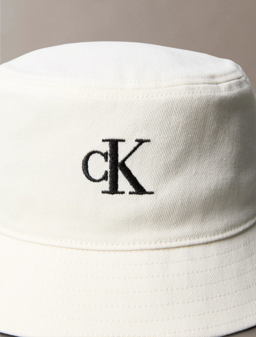 Calvin Klein 刺繡LOGO漁夫帽 帽子 遮陽帽 C63130 米色CK(現貨) 指定Outlet商品5折起☆現貨【送禮首選★APP ...
