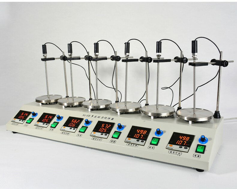 【台灣公司 可開發票】實驗室HJ-4四聯HJ-6A六聯多頭磁力加熱攪拌機數顯恒溫磁力攪拌器 | 極致甄選 | 樂天市場Rakuten
