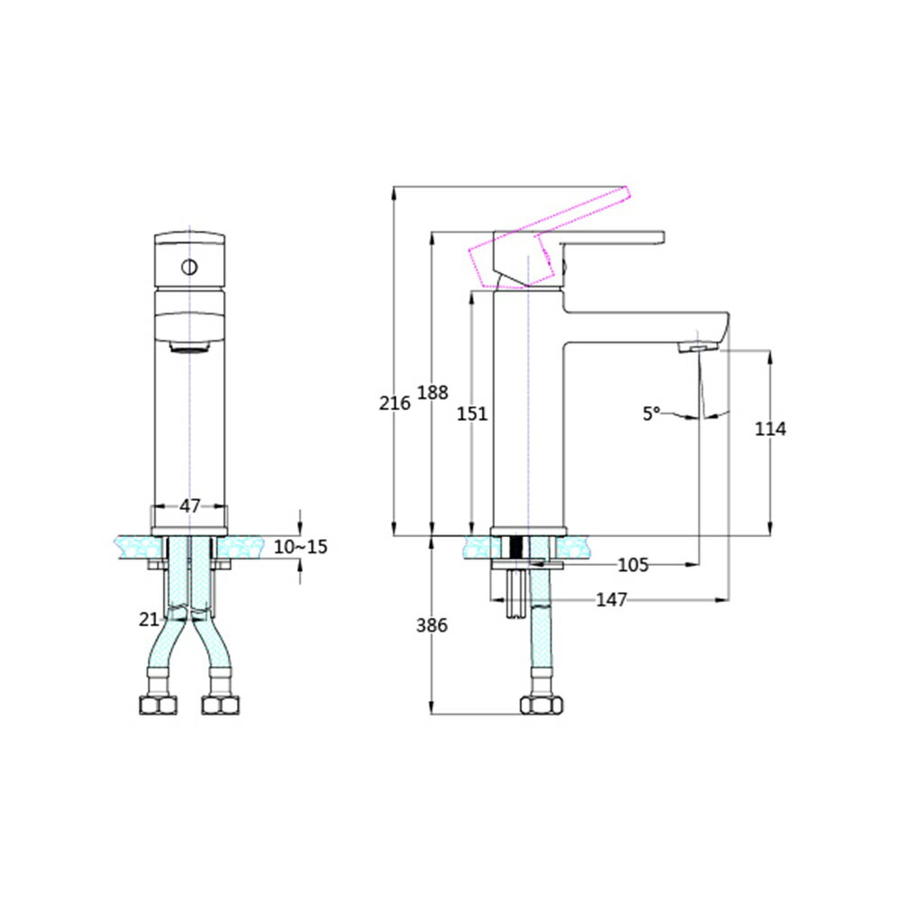 CAESAR 凱撒衛浴 B550C BT550C 單孔面盆龍頭 衛浴龍頭 省水起泡 免運 | INFMARC | 樂天市場Rakuten