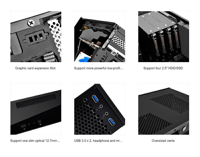 【領券最高折300】SilverStone 銀欣 ML09 電腦機殼/SST-ML09B | 米特3C數位 | 樂天市場Rakuten