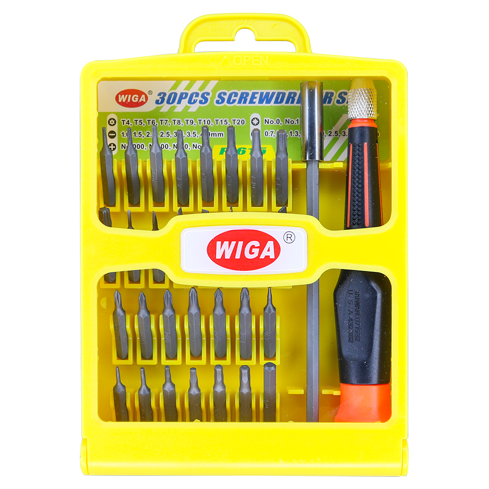 WIGA 威力鋼 P-615 替換式精密起子組 30件組[防呆螺絲, 好出力, 鉻鉬鋼頭部, 不易耗損] | 威力鋼工具旗艦店直營店 | 樂天市場Rakuten