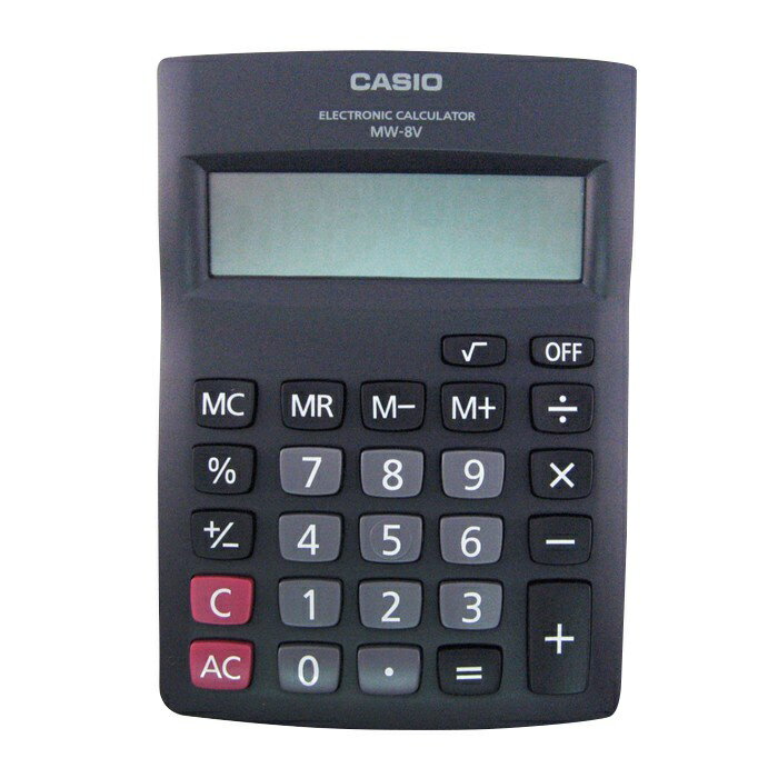 【CASIO】8位計算機 MW-8V | 鄰居好購物Holingo | 樂天市場Rakuten