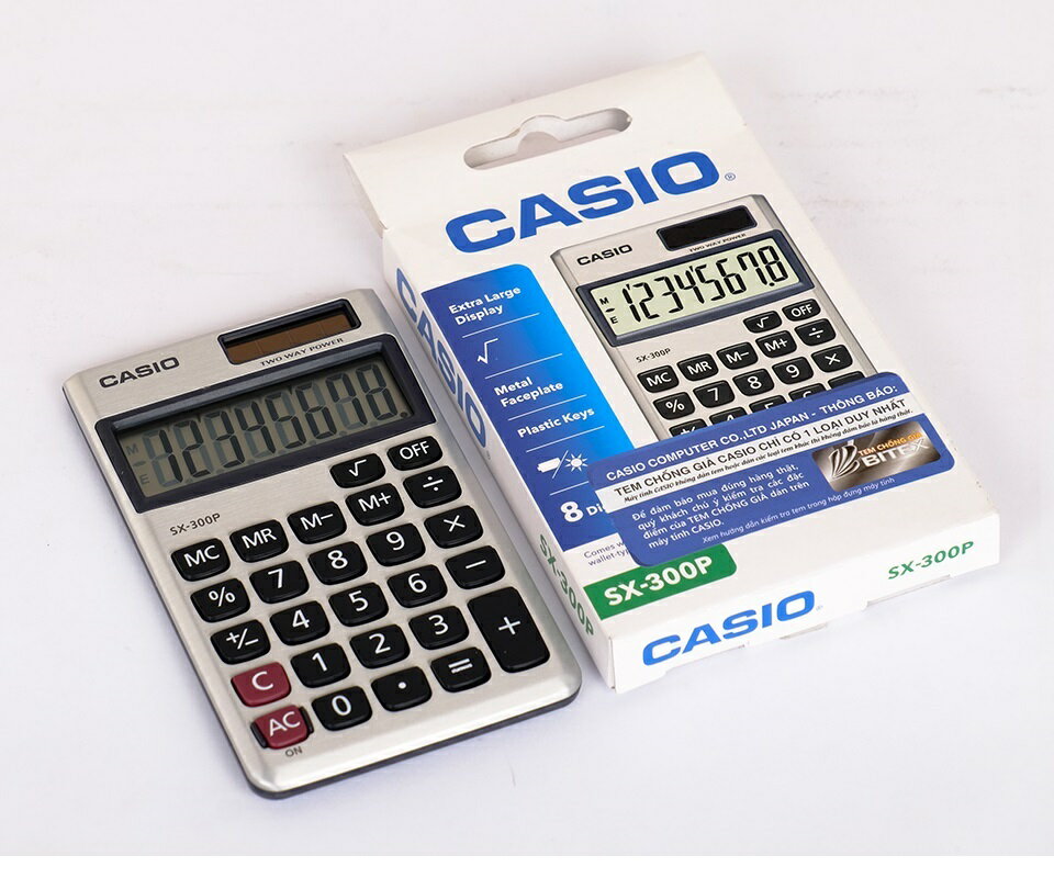 CASIO SX-300P 國家考試專用 計算機 (附皮套) (8位數) | 聯盟文具直營店 | 樂天市場Rakuten
