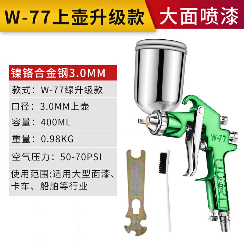 噴漆槍 W71-75-77氣動噴漆槍上下壺油漆噴槍噴漆汽車家具乳膠漆噴涂工具【HZ5199】 | 好再來直營店 | 樂天市場Rakuten