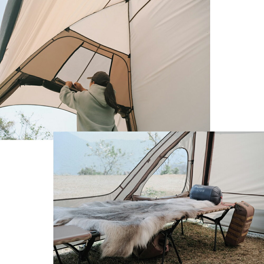 【TiiTENT】TB300《軍綠》TB300-G 自立帳/寢室帳篷/客廳帳/家庭帳 | 悠遊山水戶外生活館直營店 | 樂天市場Rakuten