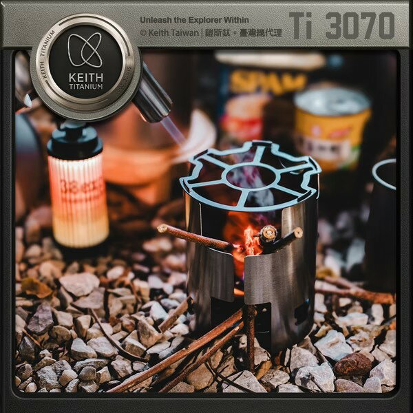 ├登山樂┤Keith 鎧斯鈦杯壺套裝(含鈦柴火爐) / Ti3070 | 登山樂直營店 | 樂天市場Rakuten