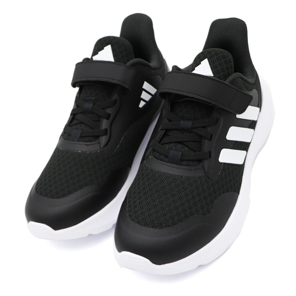 ADIDAS Fortarun 3.0 EL C 魔鬼氈 運動鞋 大童鞋 黑 S1047 (IH2859) | 新竹兩隻老虎親子舘直營店 ...