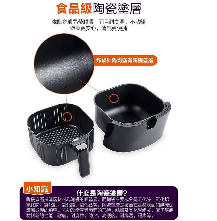 Glolux 健康 6666 氣炸鍋 保固一年 食品級陶瓷塗層 | SHOW數位直營店 | 樂天市場Rakuten