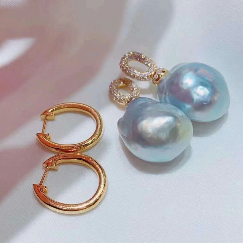 DIY珍珠小配件 S925純銀耳釘空托 兩用華麗銀飾耳環配8-12mm圓珠 | 協貿國際日用品生活12館 | 樂天市場Rakuten