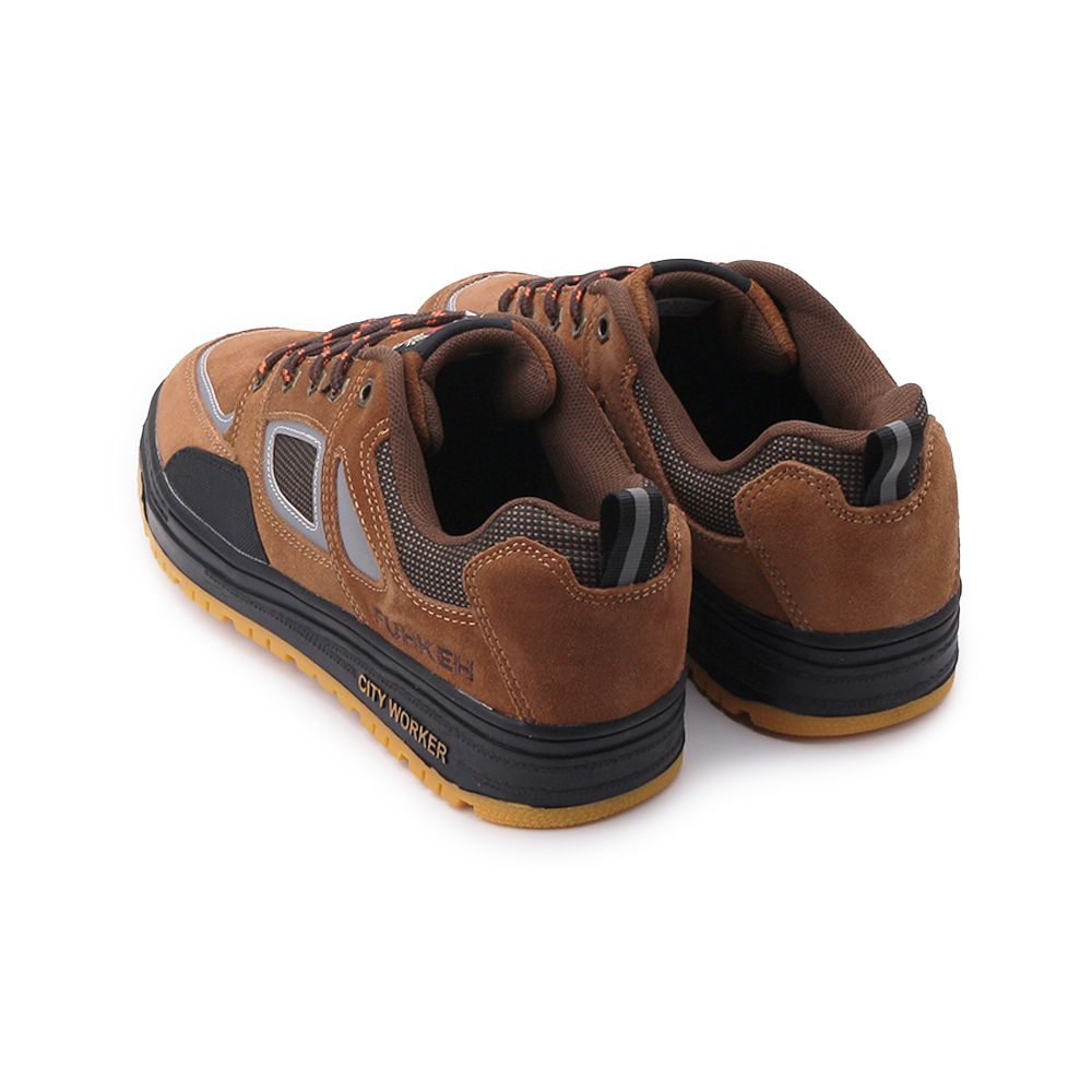 FUH KEH 綁帶工作鞋 咖 男鞋 | 昂路名鞋館直營店 | 樂天市場Rakuten