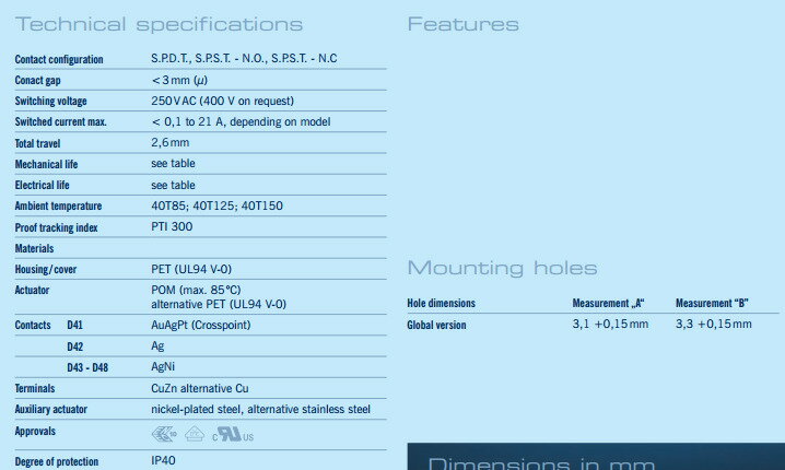 {台灣公司貨 可打統編}德國CHERRY 小型復位微動開關D45X 帶柄點動電源按鍵16A250V | 幸福時光館 | 樂天市場Rakuten