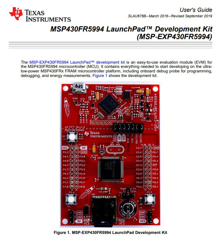 {台灣公司貨 可打統編}現貨 MSP-EXP430FR5994 MSP430FR5994開發板 LaunchPad 開發套件 | 幸福時光館 | 樂天市場Rakuten