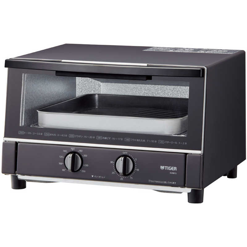 日本代購 空運 2022新款 TIGER 虎牌 KAM-S131 烤麵包機 小烤箱 無階段控溫 30分定時 庫內30cm | 左東精品代購直營店 | 樂天市場Rakuten