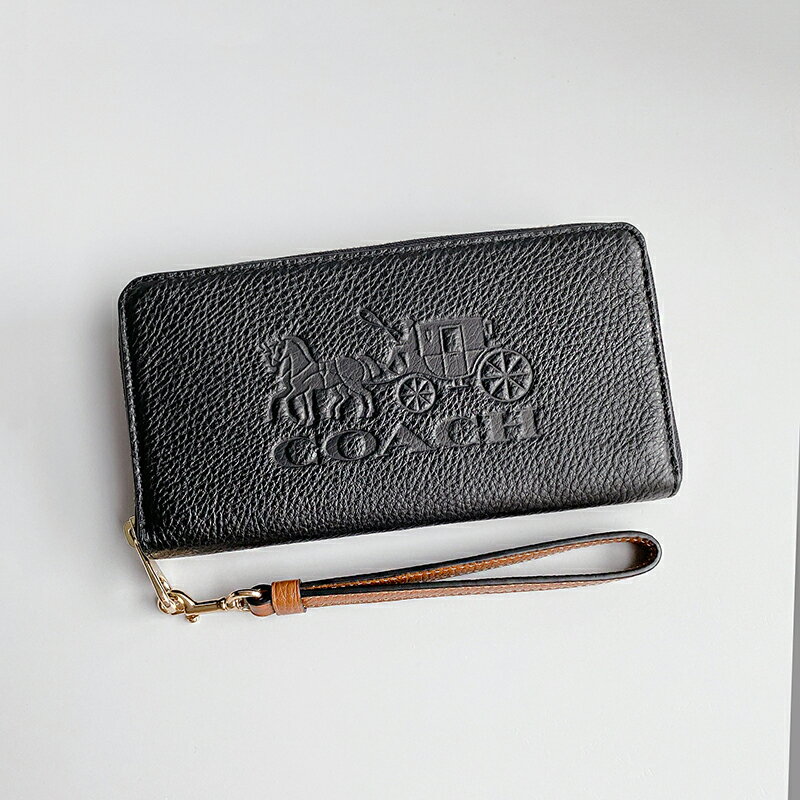 美國百分百【全新真品】COACH 皮夾長夾 C3548 真皮 錢包皮包 多卡 馬車logo 白色 黑色 BN67 女神手袋 | 美國百分百直營店 | 樂天市場Rakuten