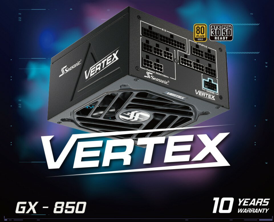 Seasonic 海韻 VERTEX GX-850 850W 金牌 GEN5 ATX3 電供 電源供應器 | 平價屋3C | 樂天市場Rakuten