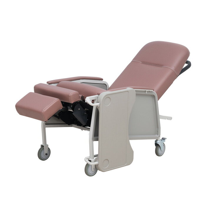 【海夫健康生活館】YAHO 耀宏 三段角度調整 陪護看護 老人護理椅 棕色皮革(YH251-4) | 海夫生活館 | 樂天市場Rakuten