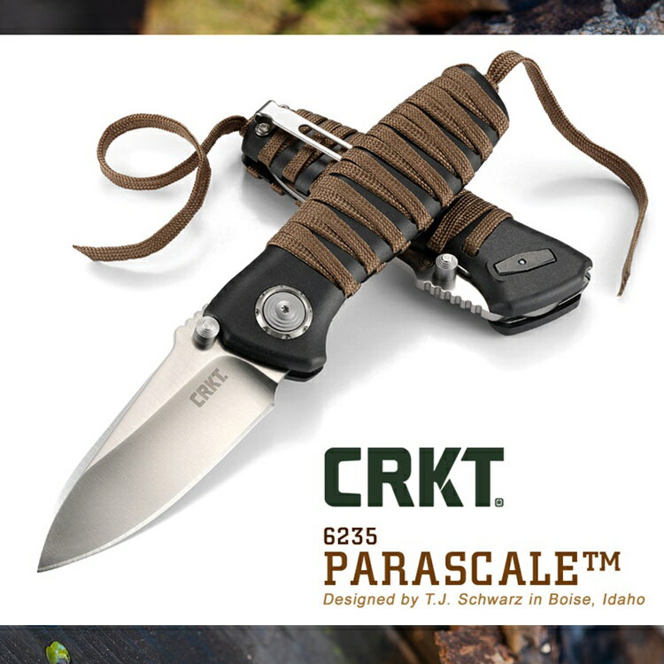 CRKT PARASCALE 傘繩D2鋼折刀 6235 bushcraft 不鏽鋼折刀 戰術折刀 EDC口袋刀 隨身工具 | 索樂生活 ...