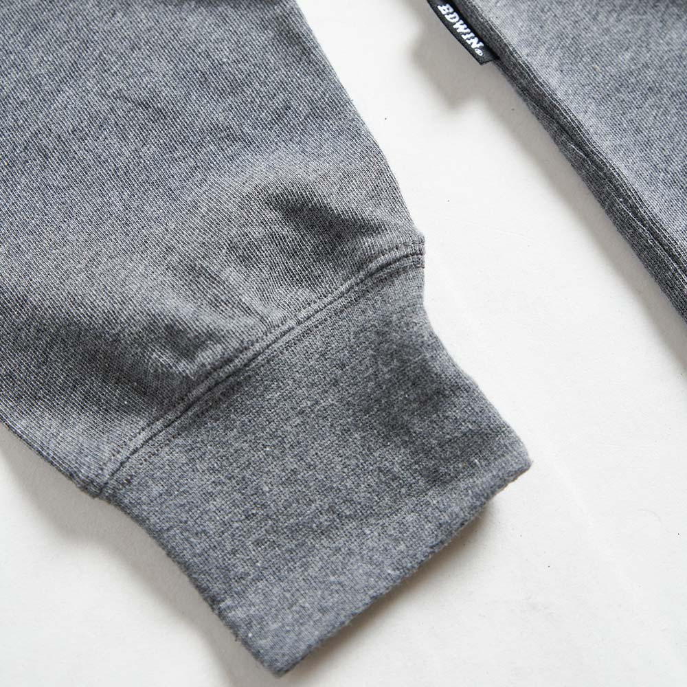 EDWIN 男款 EDGE 經典W印花長袖POLO衫 (灰色) | EDWIN官方旗艦店直營店 | 樂天市場Rakuten