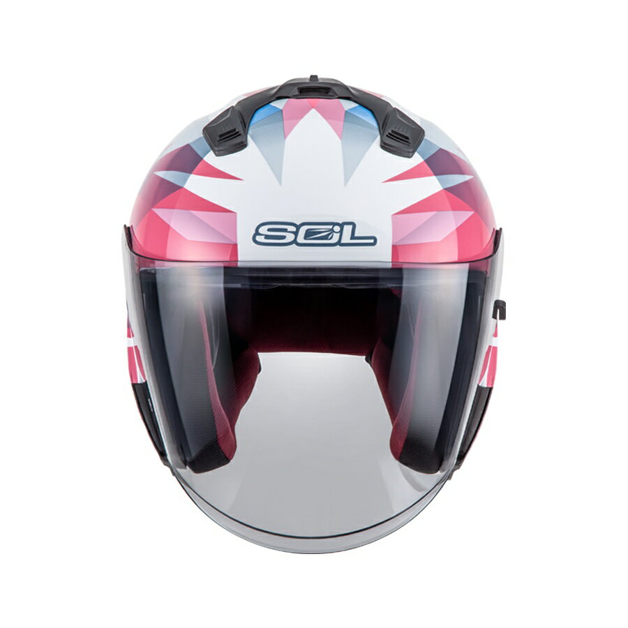 【SOL Helmets】SO-XP開放式安全帽 (獨角獸_白/粉) ｜ SOL安全帽官方商城 | SOL Helmets | 樂天市場Rakuten