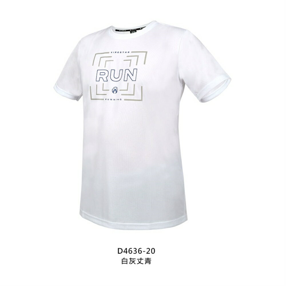 FIRESTAR 男吸排印花短袖T恤(慢跑 吸濕排汗 上衣 反光「D4636-20」≡排汗專家≡ | 排汗專家直營店 | 樂天市場Rakuten