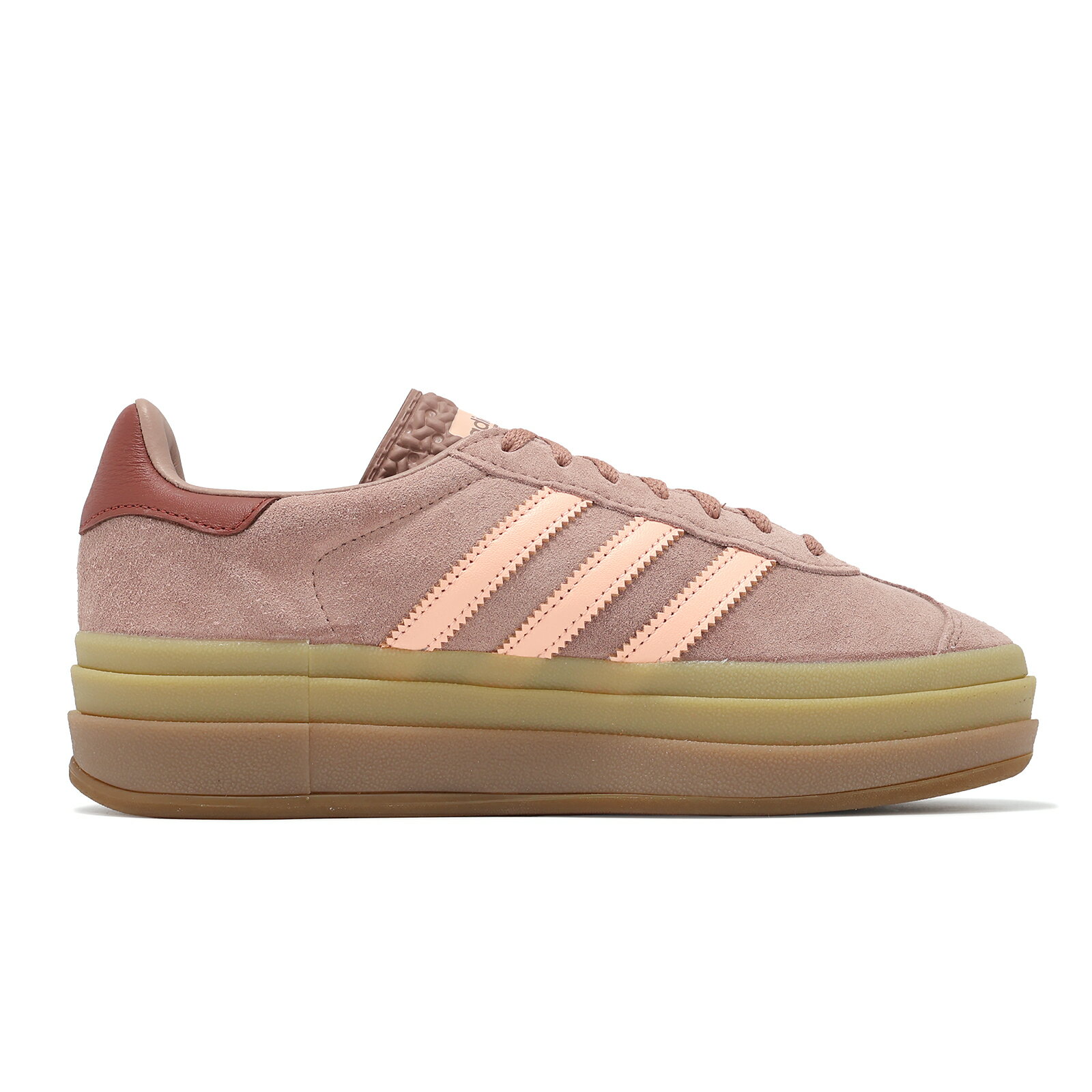 adidas 厚底德訓鞋 Gazelle Bold W 女鞋 藕粉 復古 增高 麂皮 休閒鞋 愛迪達 JH9666 | ACS跨運動 | 樂天 ...
