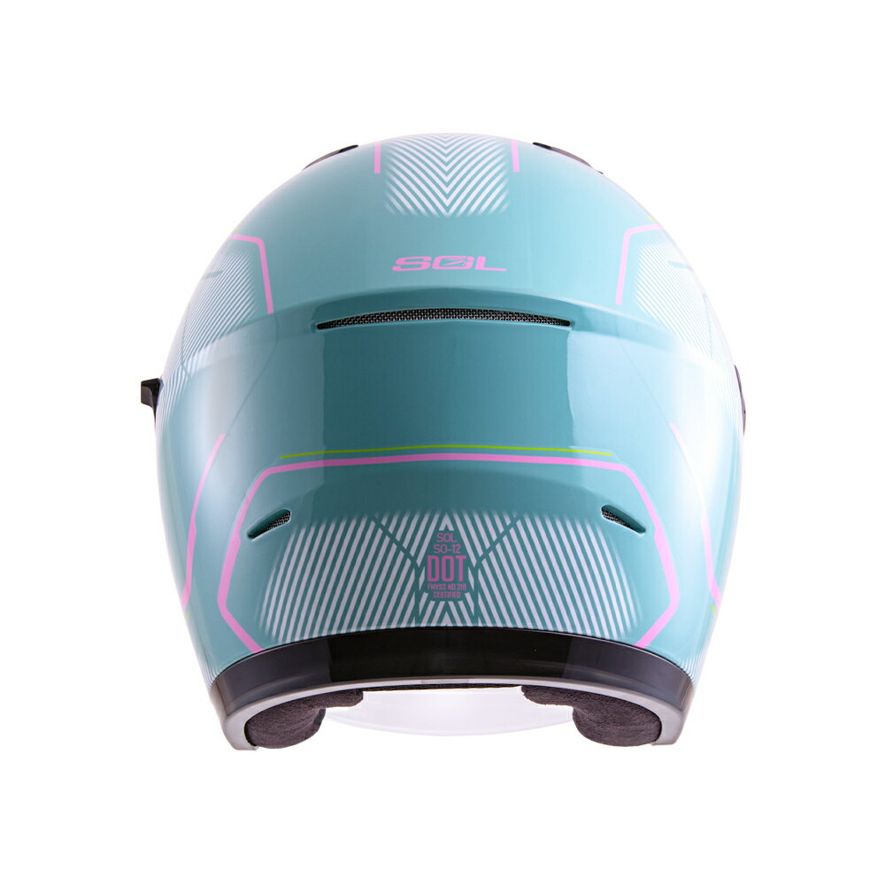 【SOL Helmets】SO-12開放式安全帽 (極光_綠/粉) ｜ SOL安全帽官方商城 | SOL Helmets | 樂天市場Rakuten