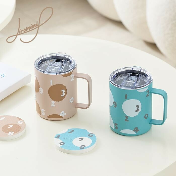 現貨 SOU SOU sousou 不鏽鋼辦公杯+杯墊 2入組 透明杯蓋 雙層真空 內裏不鏽鋼 珪藻土杯墊 7-11 711 | 姬子的動物園 日貨選物所 | 樂天市場Rakuten