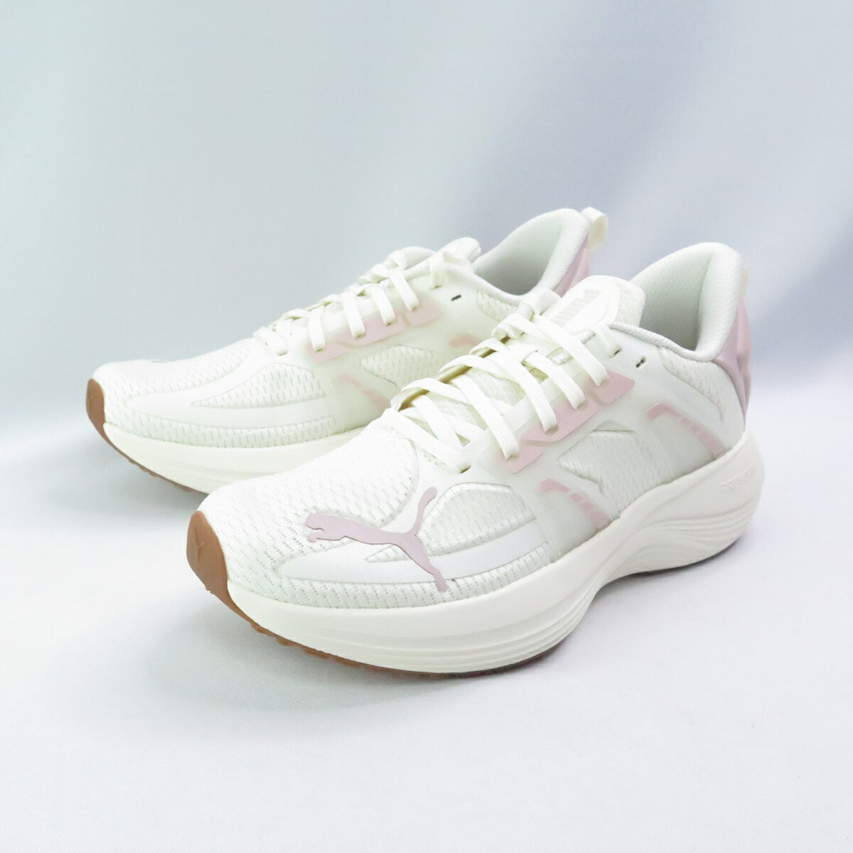 PUMA 37876831 女運動鞋 Scend Progressive 多功能鞋 休閒 米白x粉【iSport愛運動 ...