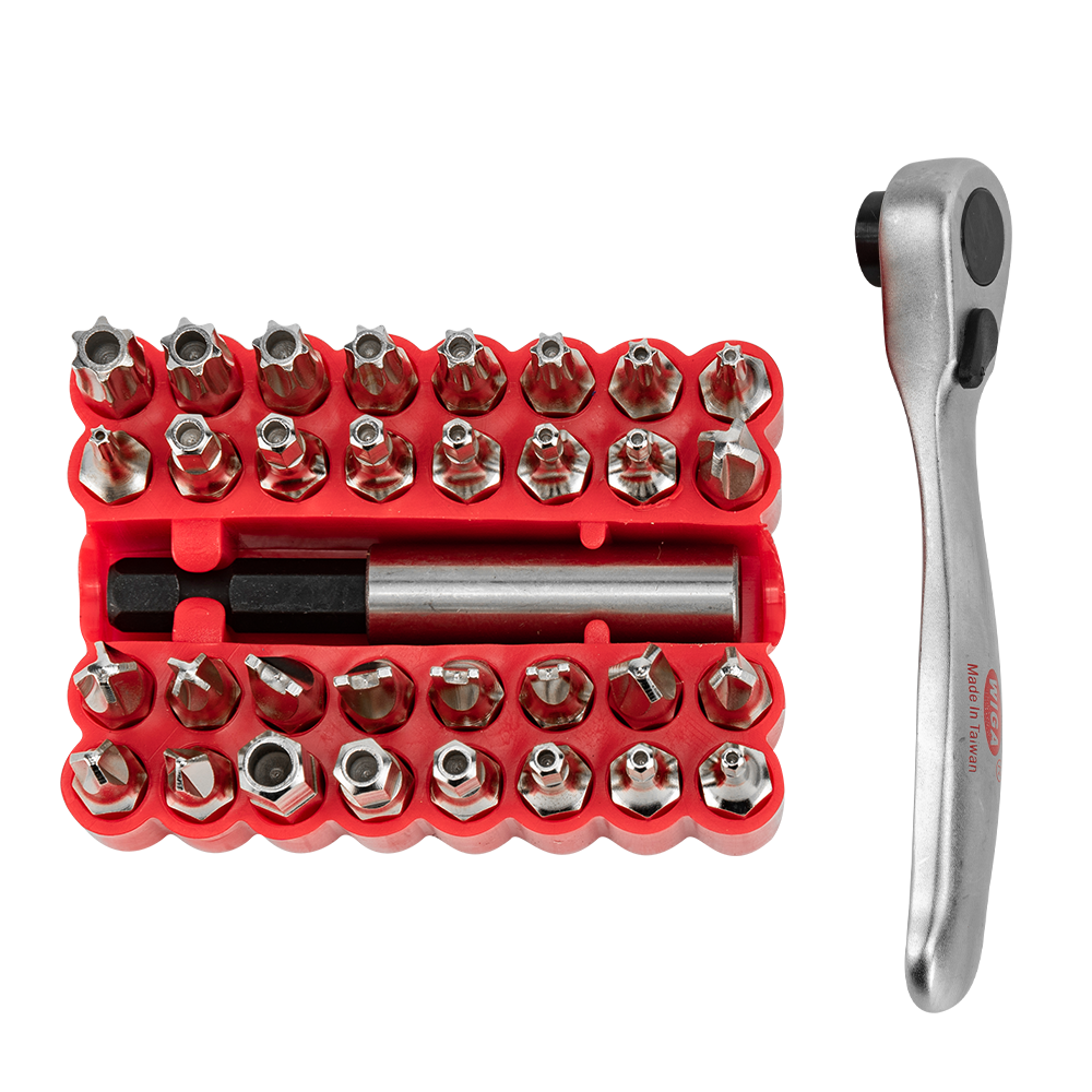 WIGA 威力鋼 BK-34W 工業級棘輪中空起子組-34件組 [ 附不鏽鋼接桿, 可搭配電動手動使用] | 威力鋼工具旗艦店直營店 | 樂天市場Rakuten