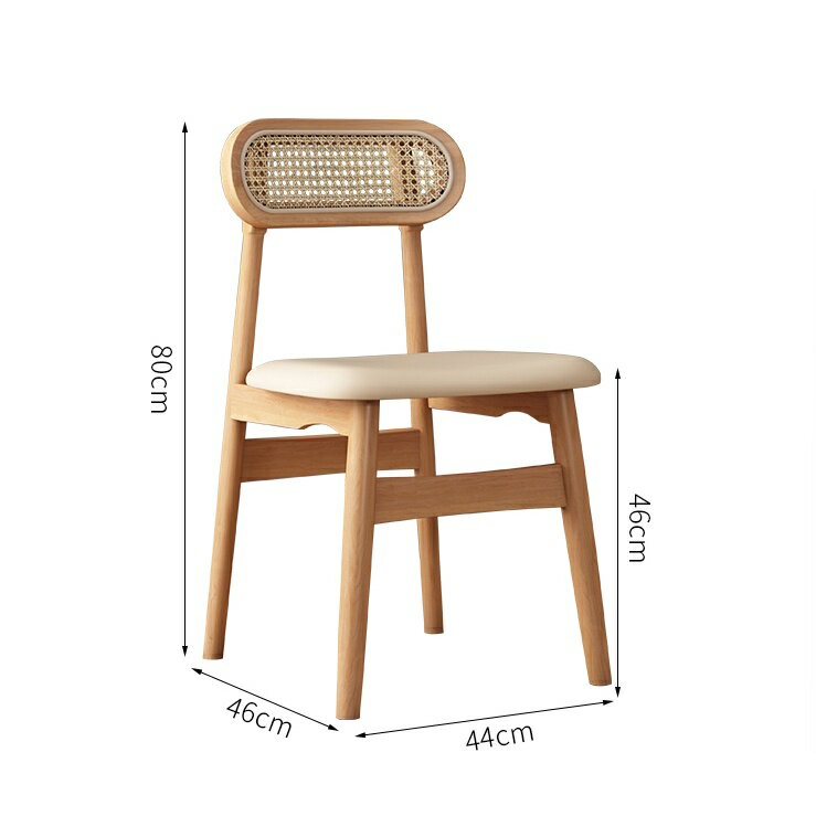 《CHAIR EMPIRE》CH010北歐實木藤編椅/實木藤椅北歐休閒椅/實木靠背椅/北歐實木靠背椅/北歐餐廳椅/網美拍照/藝術攝 | 帝國 ...