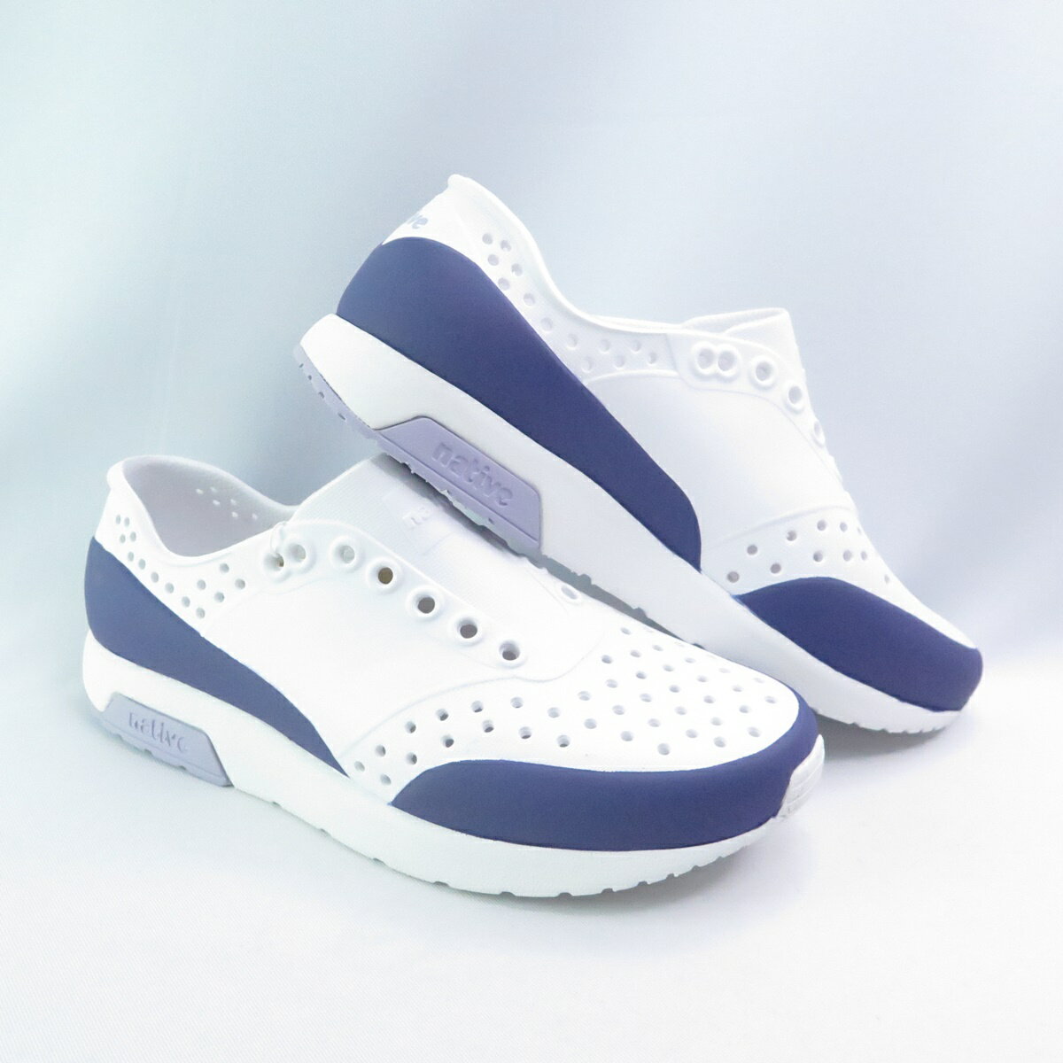 Native Lennox雷諾 F00002319246 女款 洞洞鞋 防水 貝殼白x紫【iSport愛運動】 | ISPORTSHOP直營店 ...